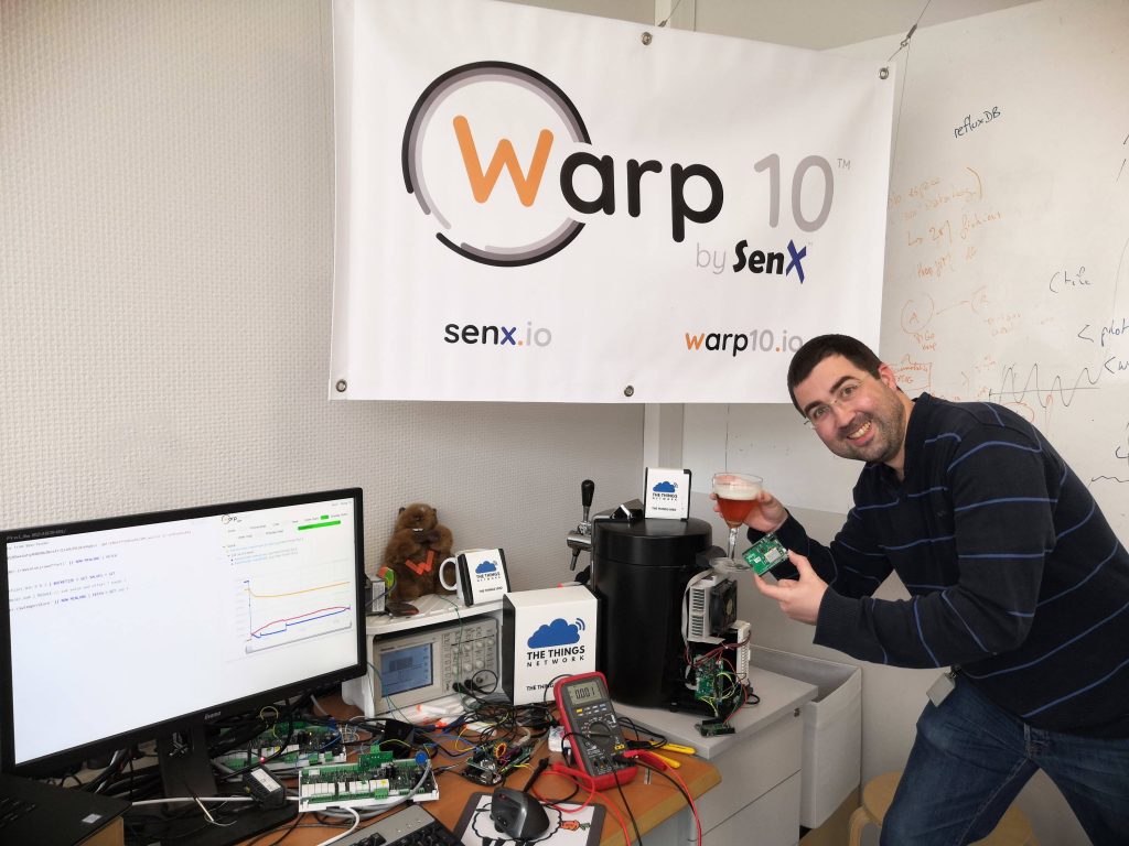 Connecting a BeerTender® to Warp 10 using MQTT on LoRaWan with TheThingsNetwork - SenX