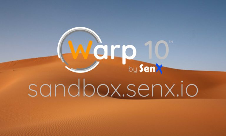 Introducing the Warp 10 Sandbox - SenX