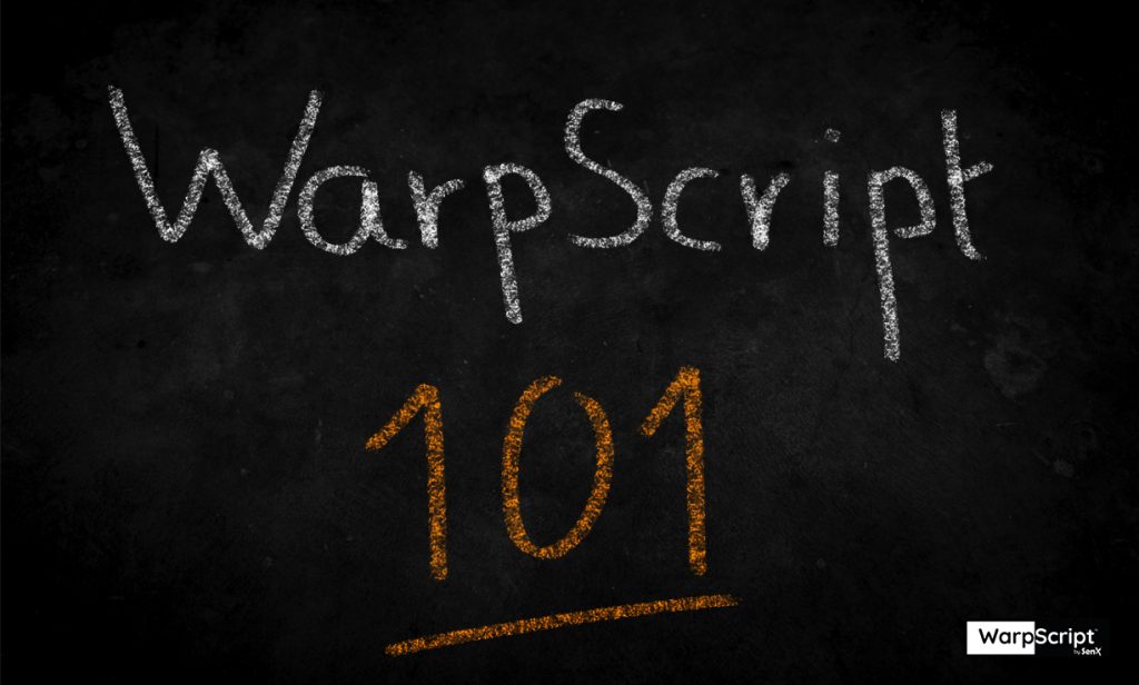 WarpScript 101: About the syntax - SenX