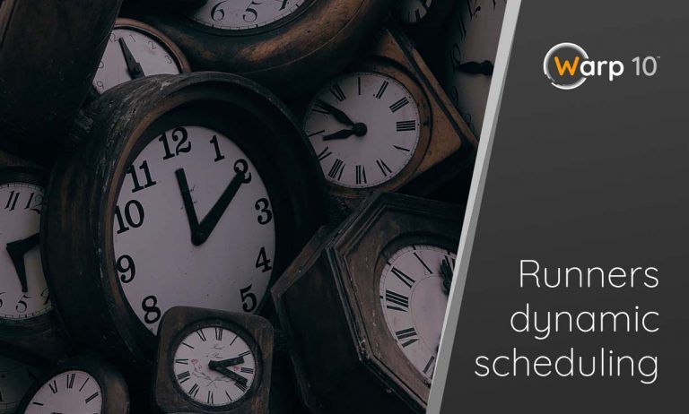Runners dynamic scheduling - SenX
